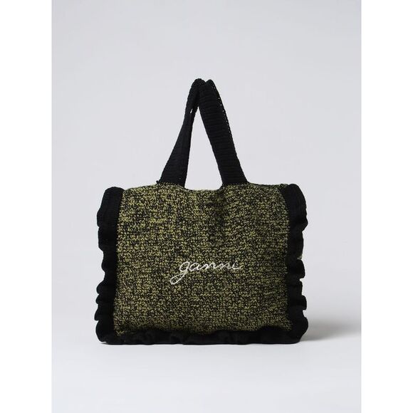 Ganni | Bags | Ganni Tote Bags Woman Black | Poshmark